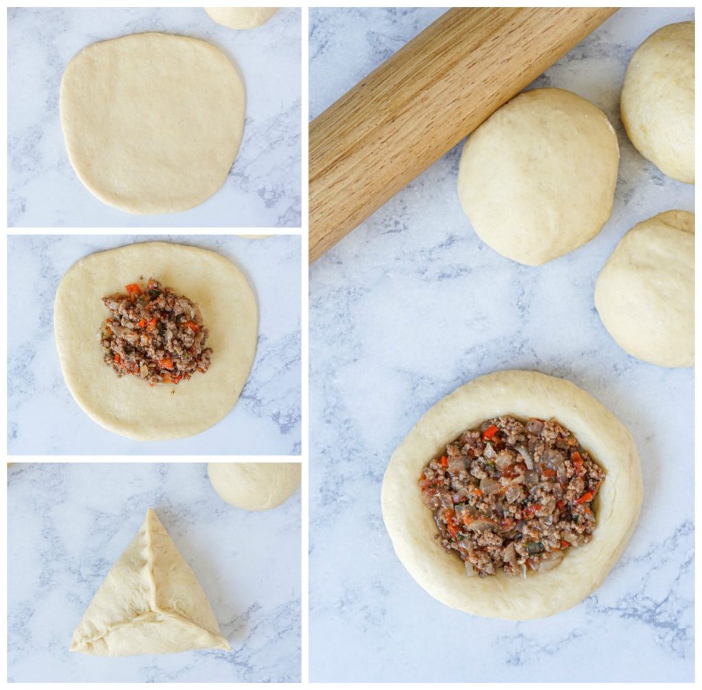 Esfirra de Carne Moída (Ground Beef Esfirra) - Tara's Multicultural Table