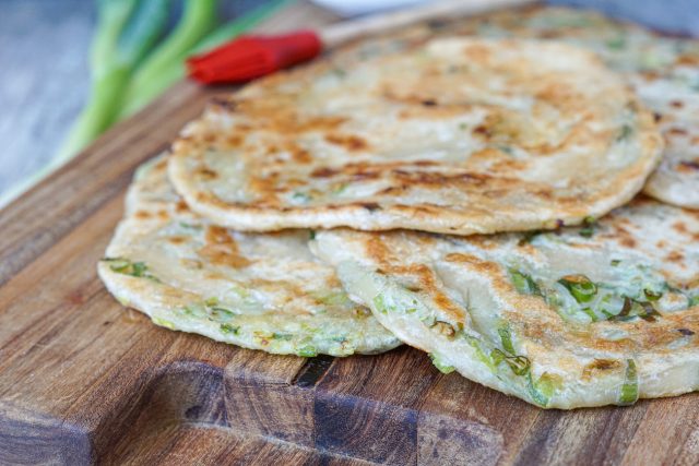 Cong You Bing (Chinese Scallion Pancakes) - Tara's Multicultural Table