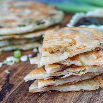 Cong You Bing (Chinese Scallion Pancakes) - Tara's Multicultural Table