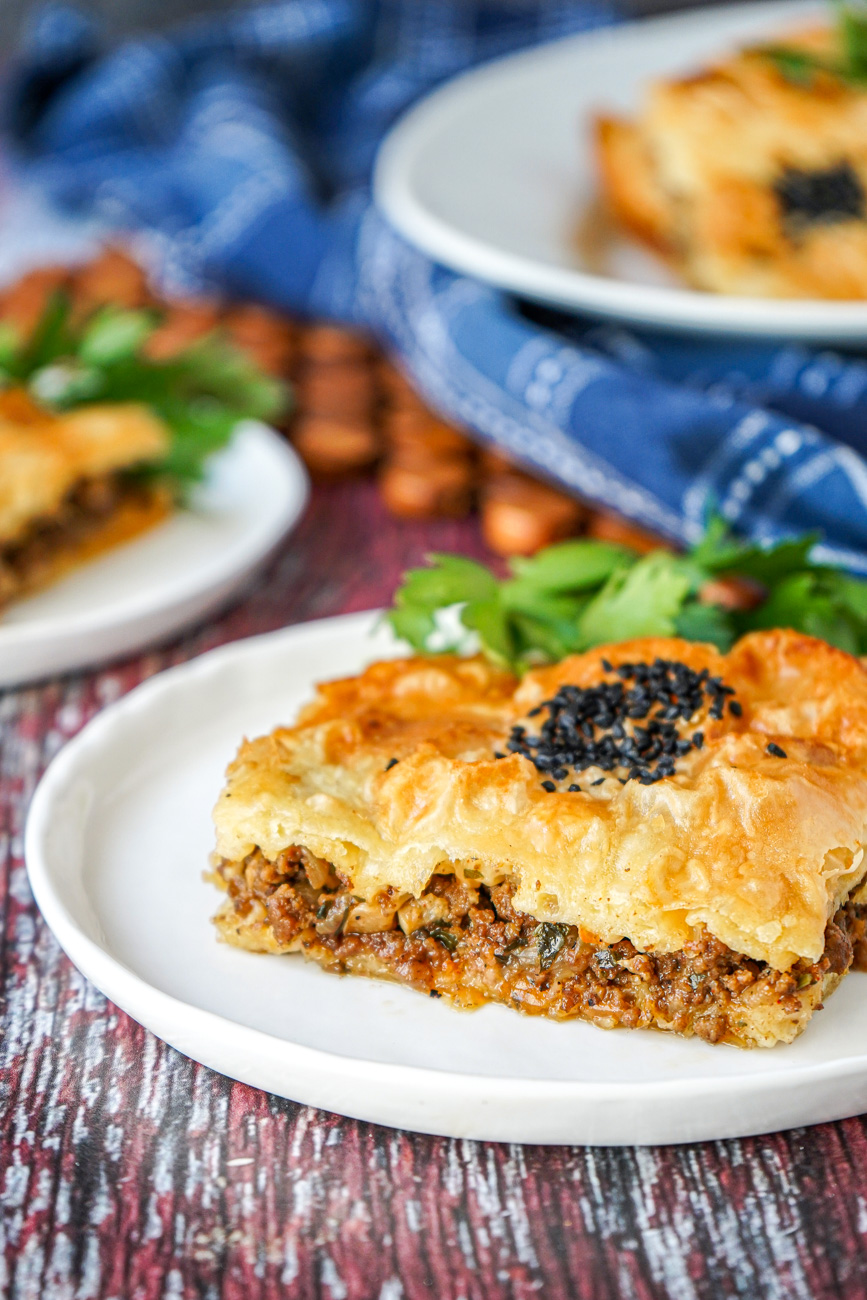 Kıymalı Tepsi Böreği (Turkish Phyllo Pastry with Beef) - Tara's ...