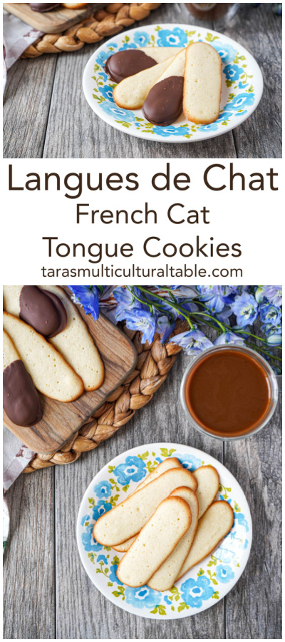Langues de Chat (French Cat Tongue Cookies) - Tara's Multicultural Table