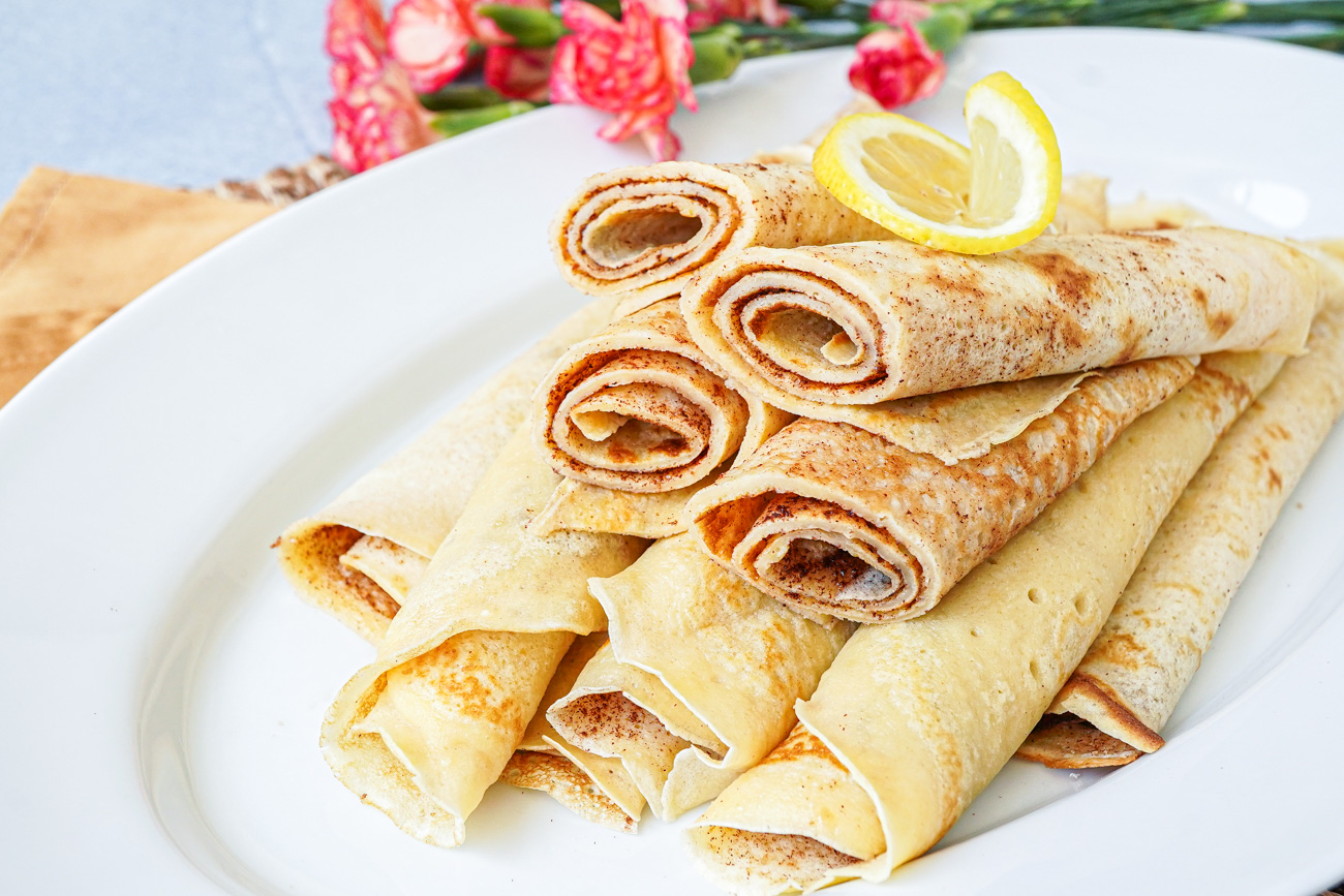 Pannekoek (South African Crepes with Cinnamon Sugar) - Tara's ...