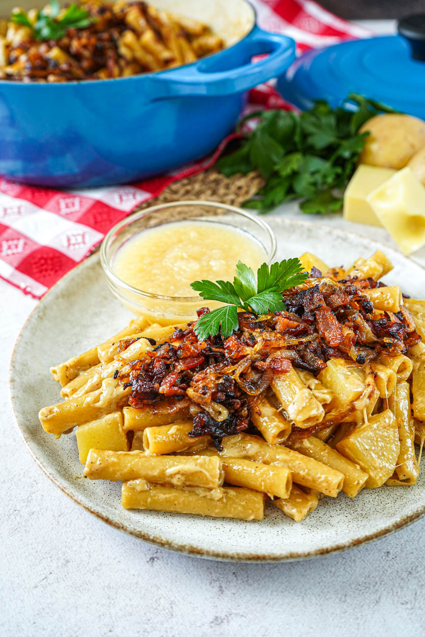 Älplermagronen (Swiss Alpine Macaroni) - Tara's Multicultural Table
