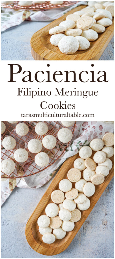 Paciencia Cookies (Filipino Meringue Cookies) - Tara's Multicultural Table