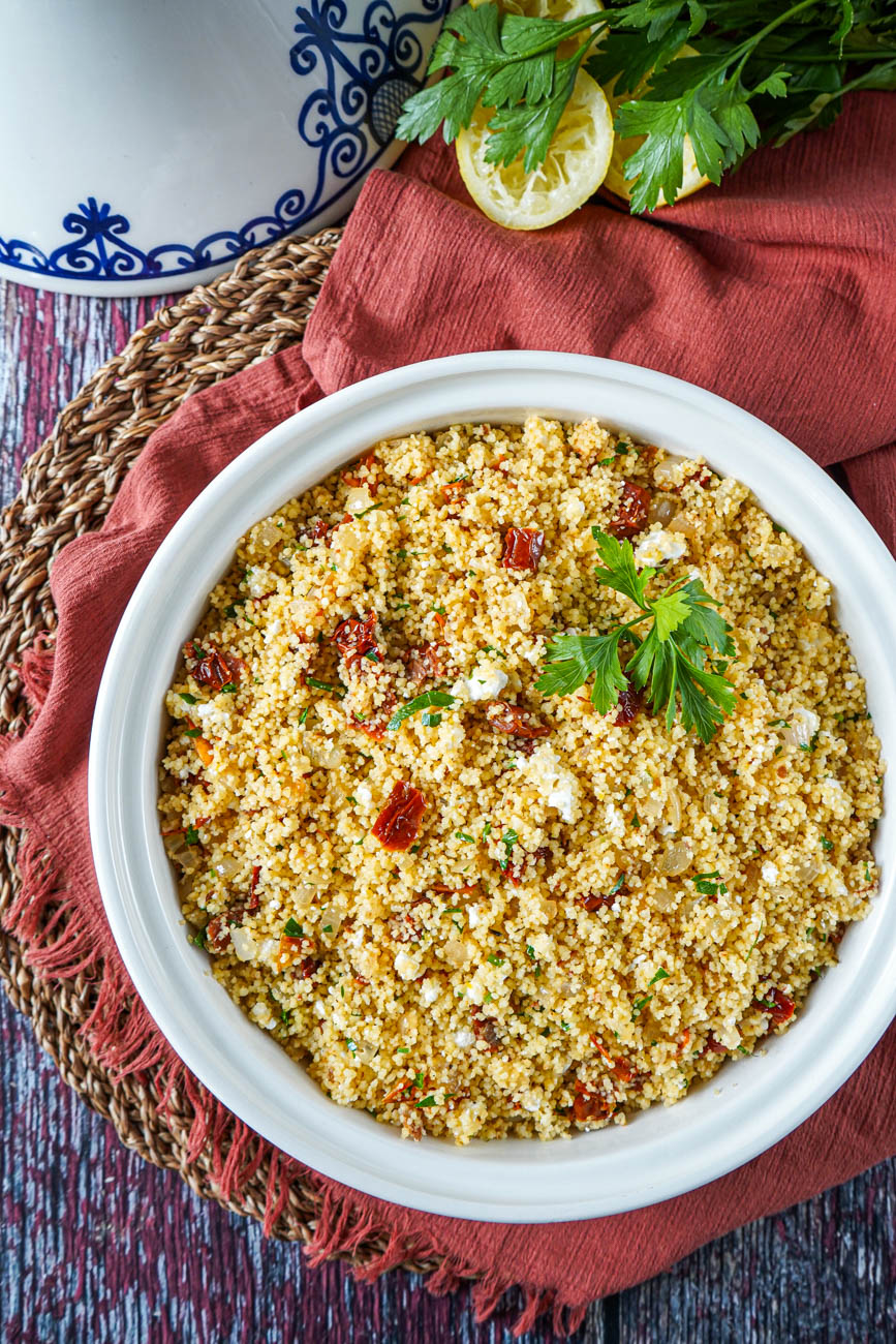 Sun-Dried Tomato Couscous - Tara's Multicultural Table