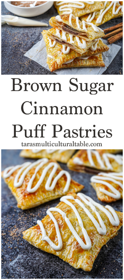 Brown Sugar Cinnamon Puff Pastries - Tara's Multicultural Table