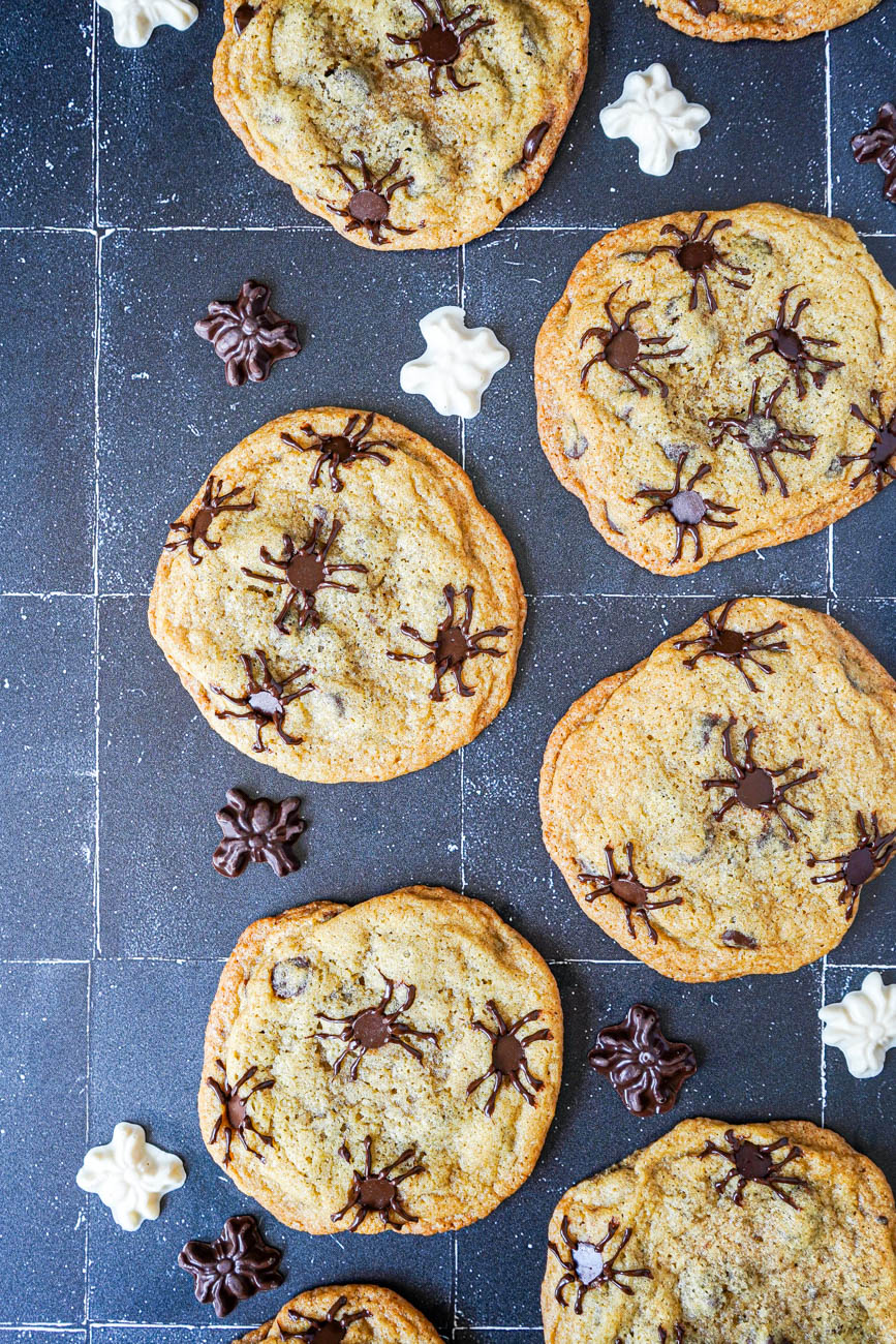 Spider Chocolate Chip Cookies - Tara's Multicultural Table