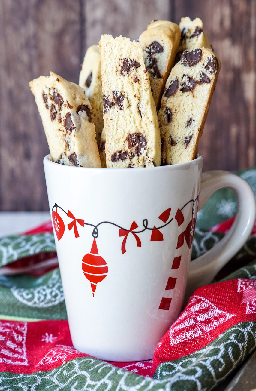 Chocolate Chip Biscotti - Tara's Multicultural Table
