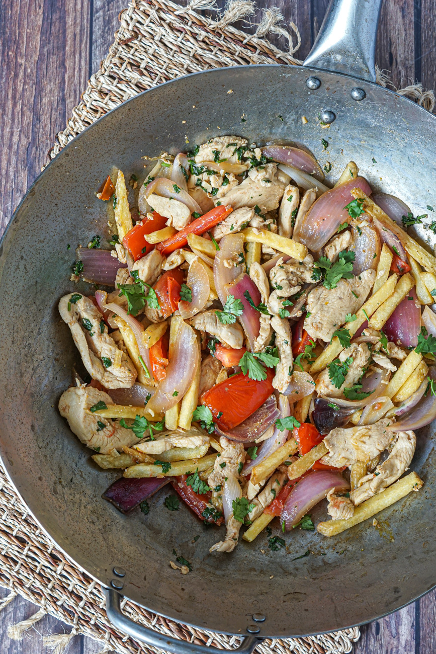 Pollo Saltado (Peruvian Chicken Stir-Fry) - Tara's Multicultural Table