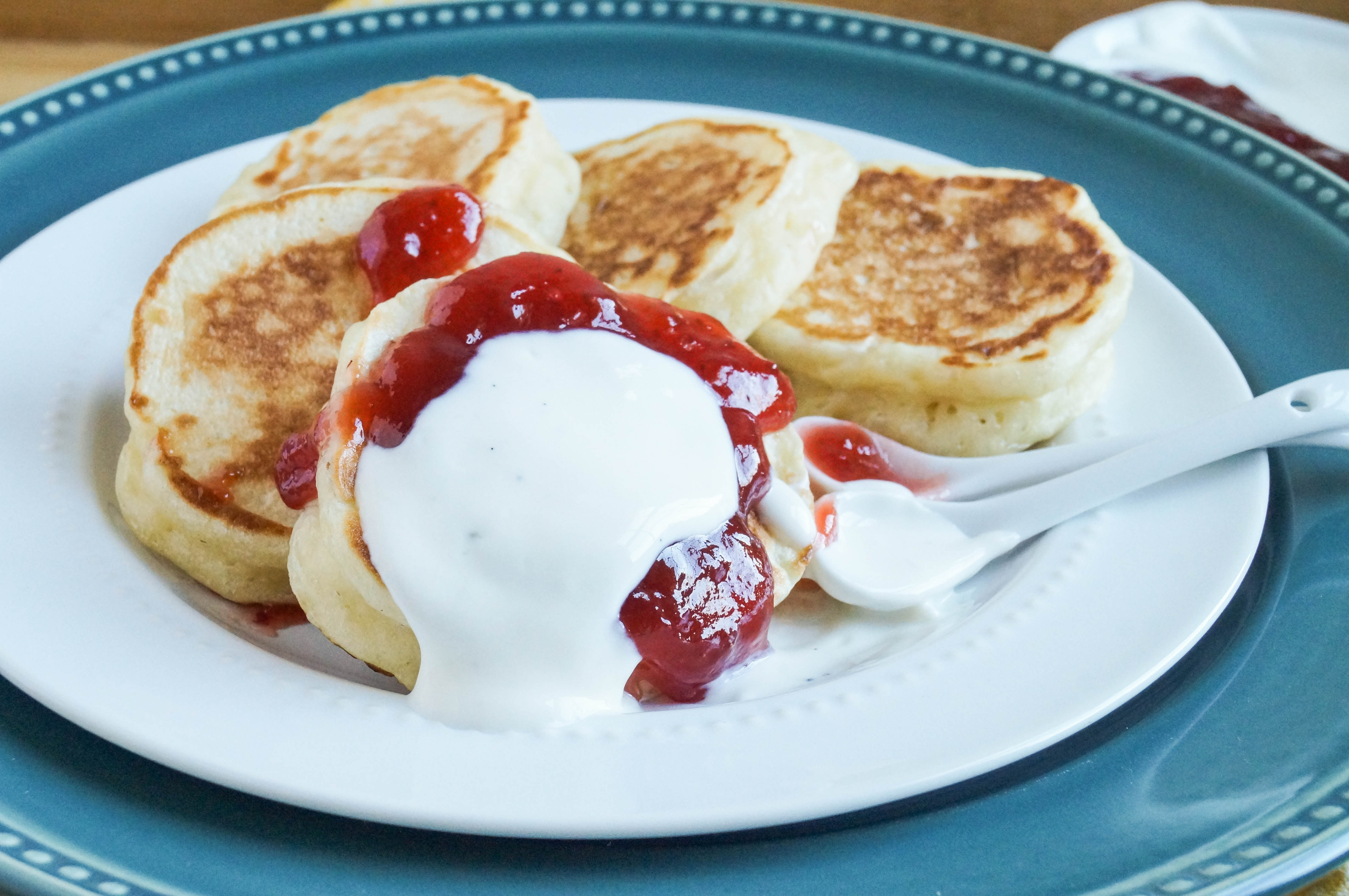 Oladi (Ukrainian Buttermilk Pancakes) - Tara's Multicultural Table
