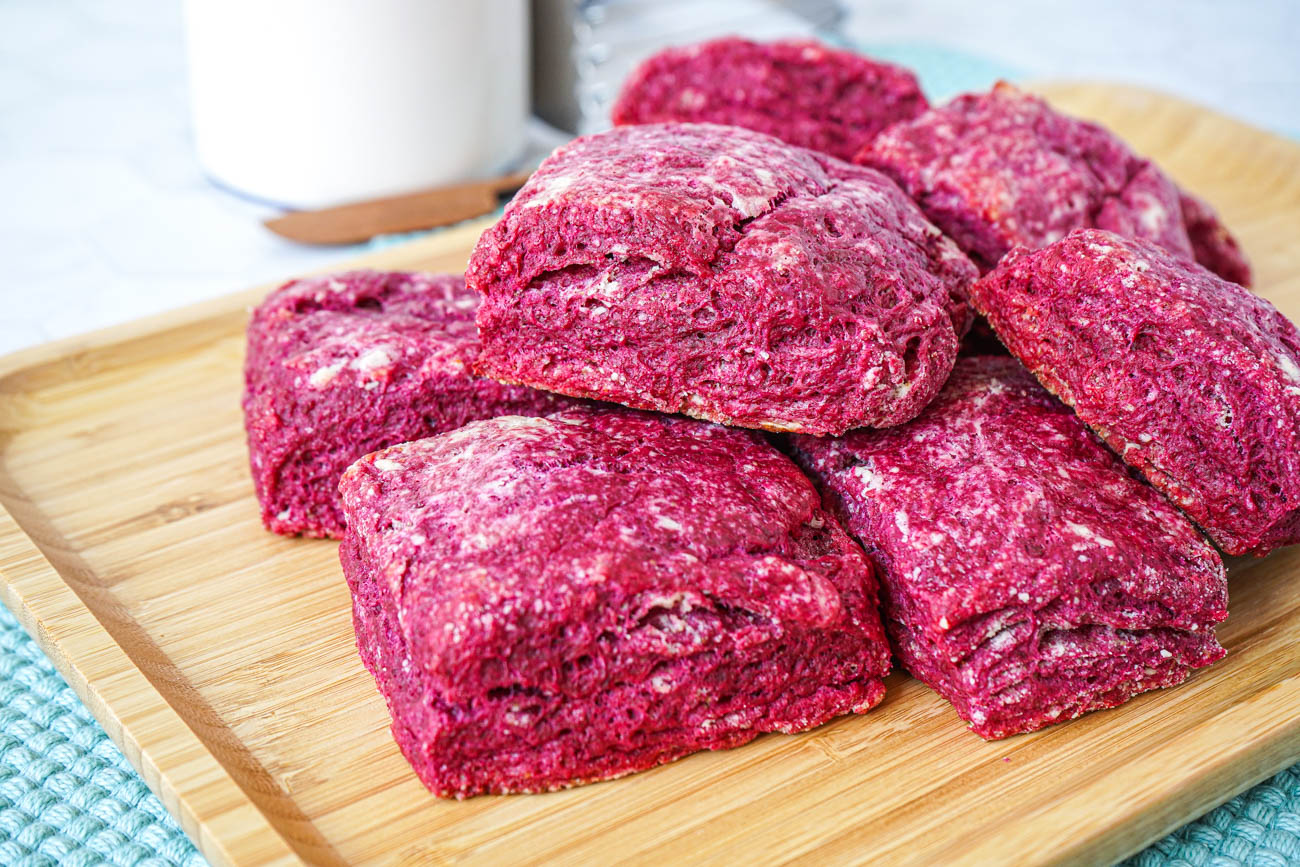 Beet Biscuits - Tara's Multicultural Table