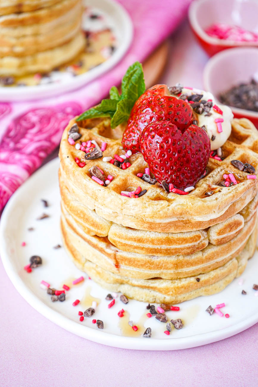 Strawberry Waffles - Tara's Multicultural Table