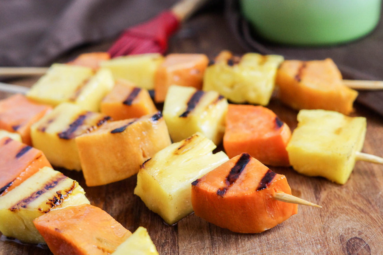 Kaukau na Painap (Papua New Guinean Sweet Potato and Pineapple Skewers ...