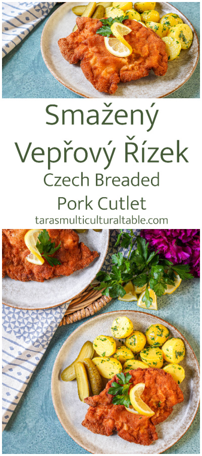 Smažený Vepřový Řízek (Czech Breaded Pork Cutlet) - Tara's ...