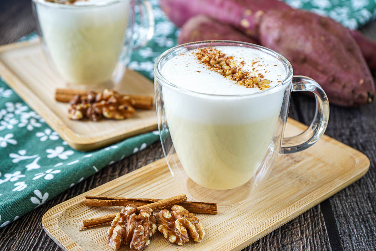 Goguma Latte (Korean Sweet Potato Latte) - Tara's Multicultural Table