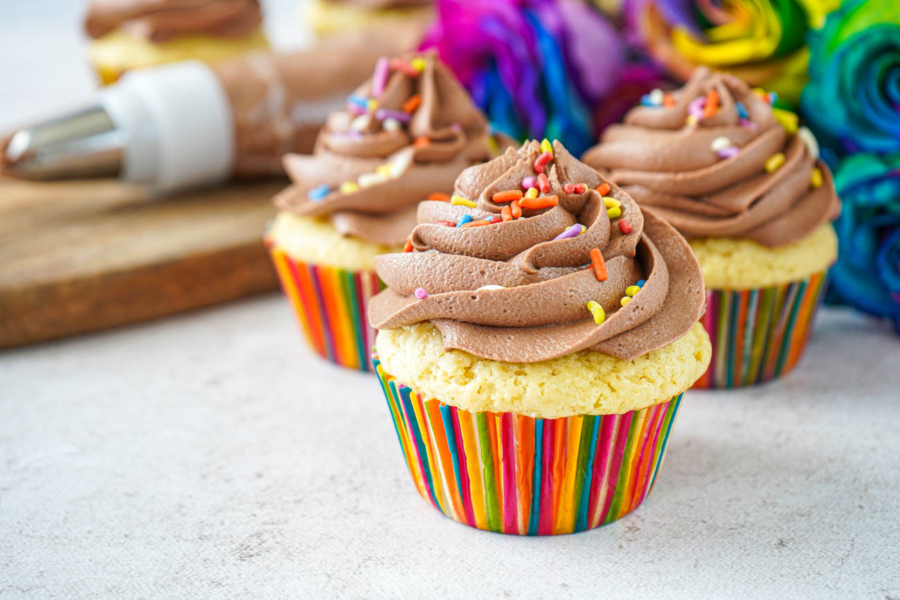 Chocolate Hazelnut Buttercream Frosting - Tara's Multicultural Table