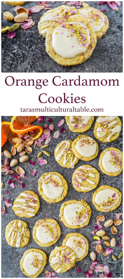 Orange Cardamom Cookies - Tara's Multicultural Table