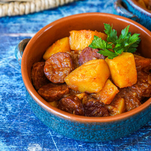 Patatas a la Riojana (Potatoes Rioja-Style with Chorizo) - Tara's ...