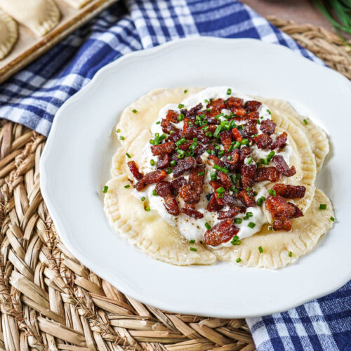 Bryndzové Pirohy (Slovak Bryndza Pierogi) - Tara's Multicultural Table