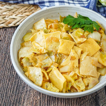 Krpice sa Zeljem (Croatian Pasta with Cabbage) - Tara's Multicultural Table