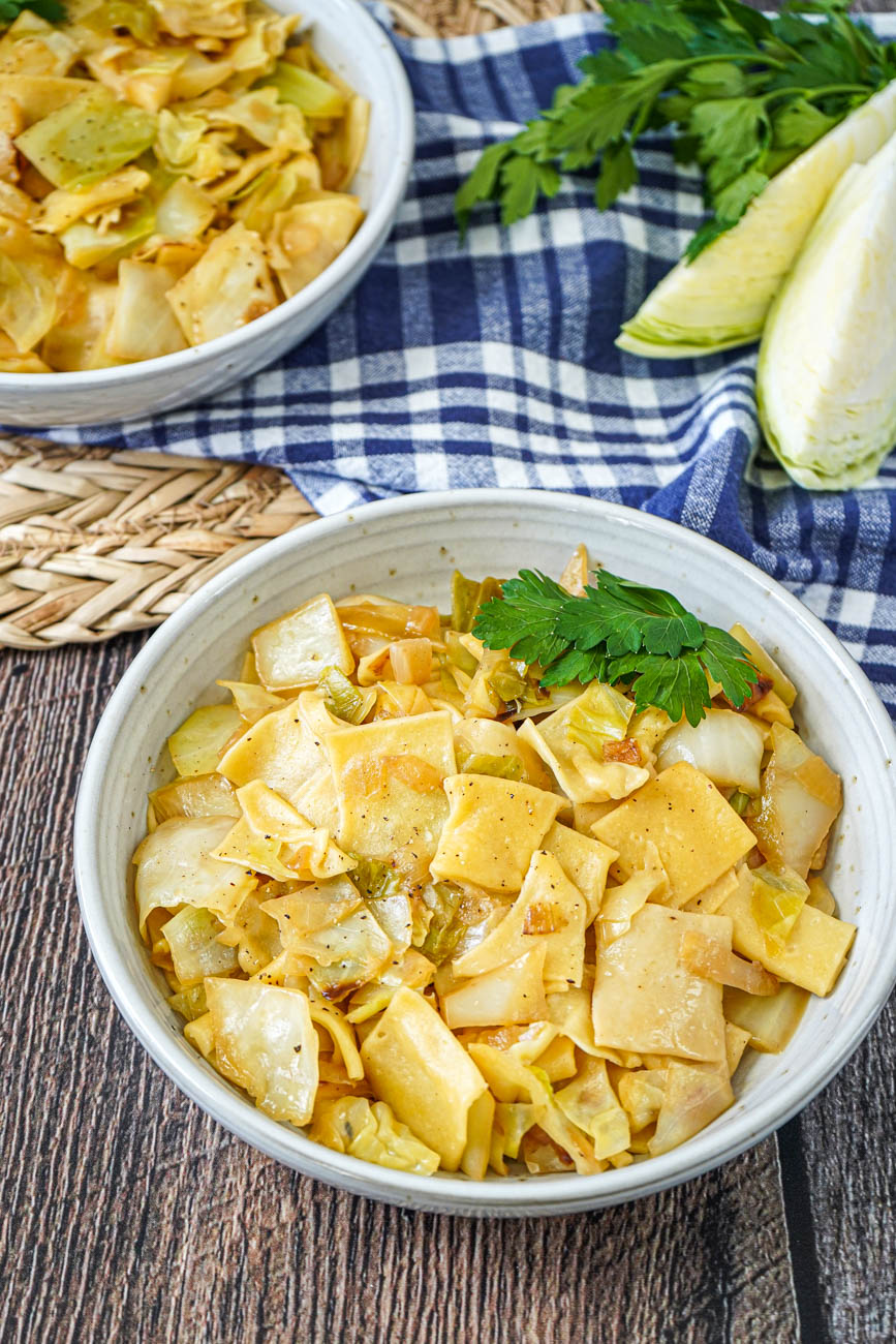 Krpice sa Zeljem (Croatian Pasta with Cabbage) - Tara's Multicultural Table