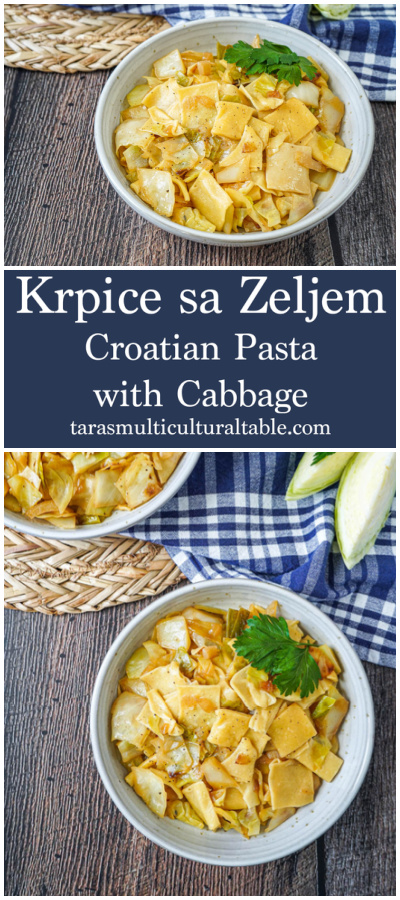 Krpice sa Zeljem (Croatian Pasta with Cabbage) - Tara's Multicultural Table