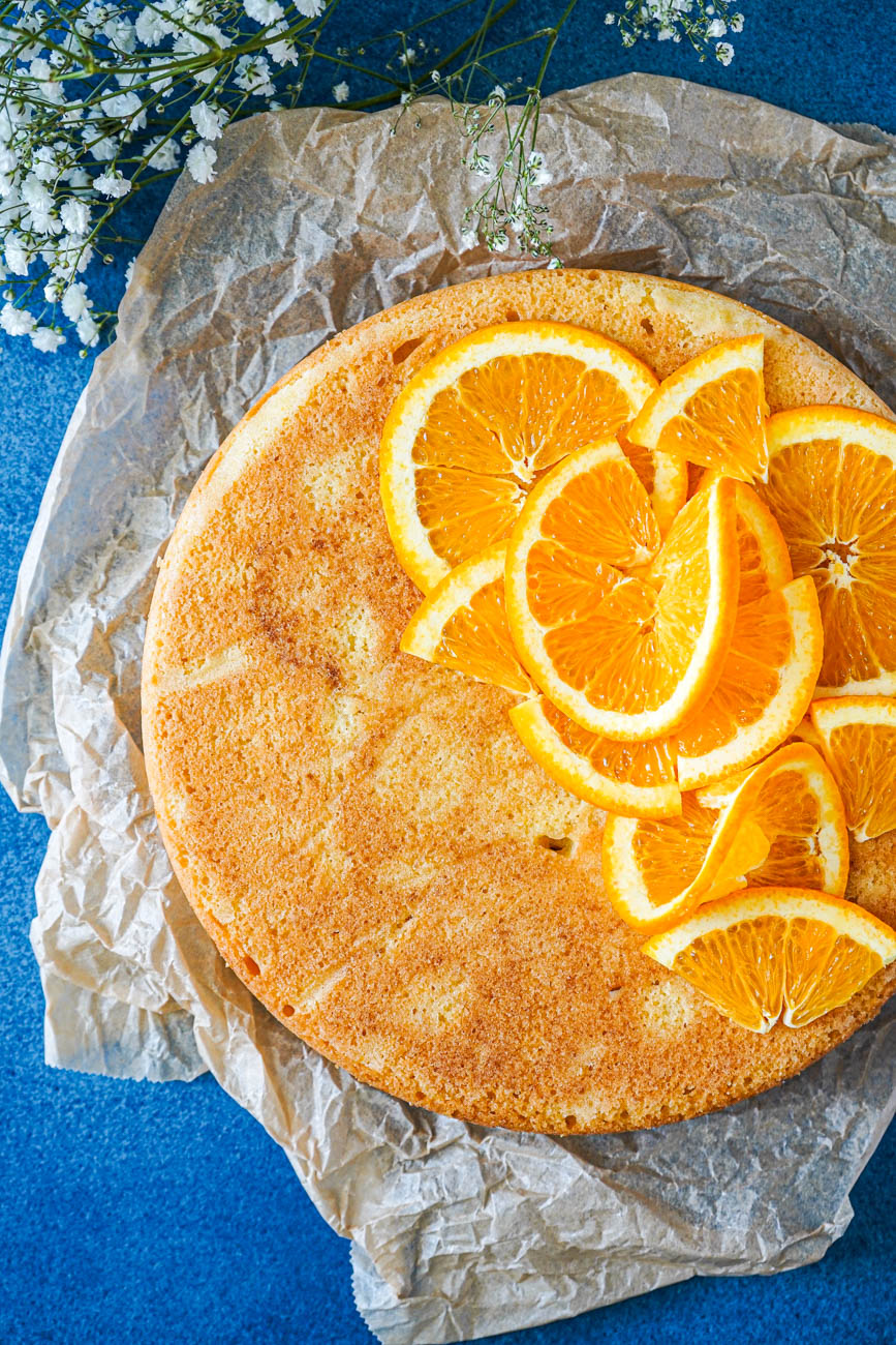 Orange Cream Cheese Cake and Baking Science - Tara's Multicultural Table