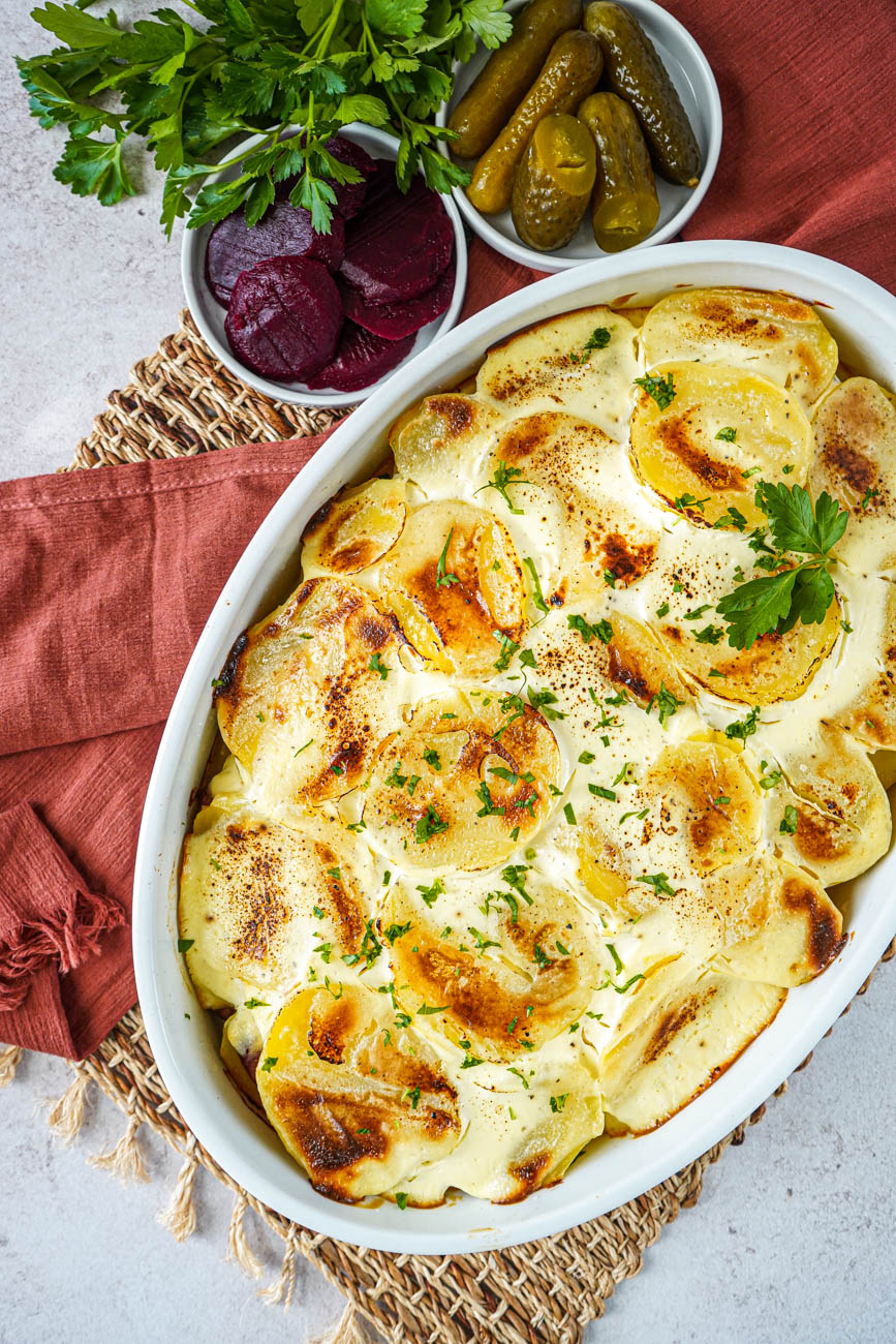 Rakott Krumpli (Hungarian Layered Potatoes) - Tara's Multicultural Table