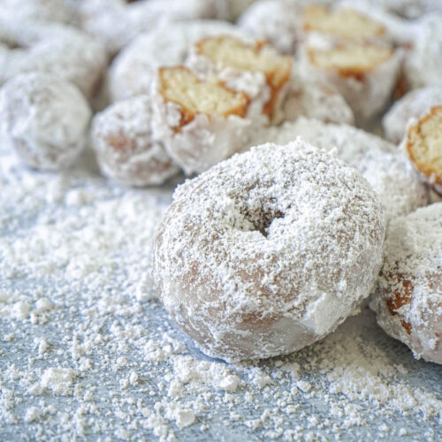 Mini Powdered Sugar Donuts and Donut Love - Tara's Multicultural Table