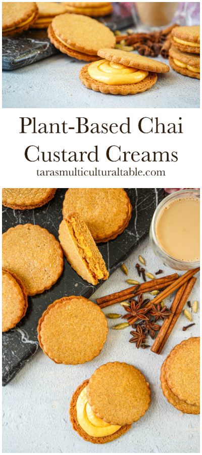 Plant-Based Chai Custard Creams and One Bake, Two Ways - Tara's ...