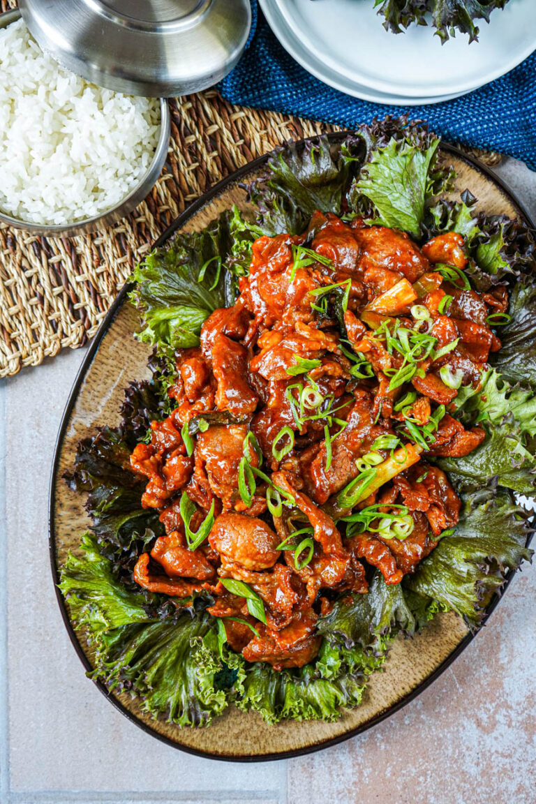 Jeyuk Bokkeum (Stir-Fried Spicy Pork) and Cook Korea - Tara's ...