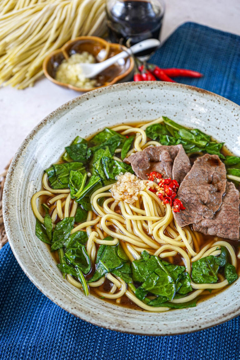 Qing Tang Mian (Clear Broth Noodles) and Zao Fan - Tara's Multicultural ...