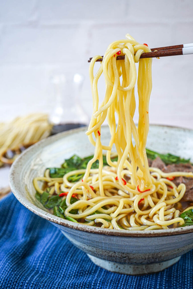 Qing Tang Mian (Clear Broth Noodles) and Zao Fan - Tara's Multicultural ...