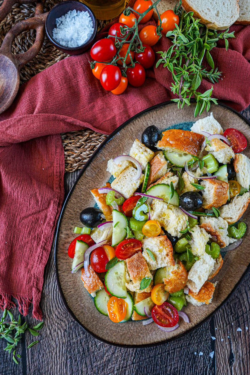 Cialledda Materana (Matera-Style Bread Salad) and Mangia - Tara's ...