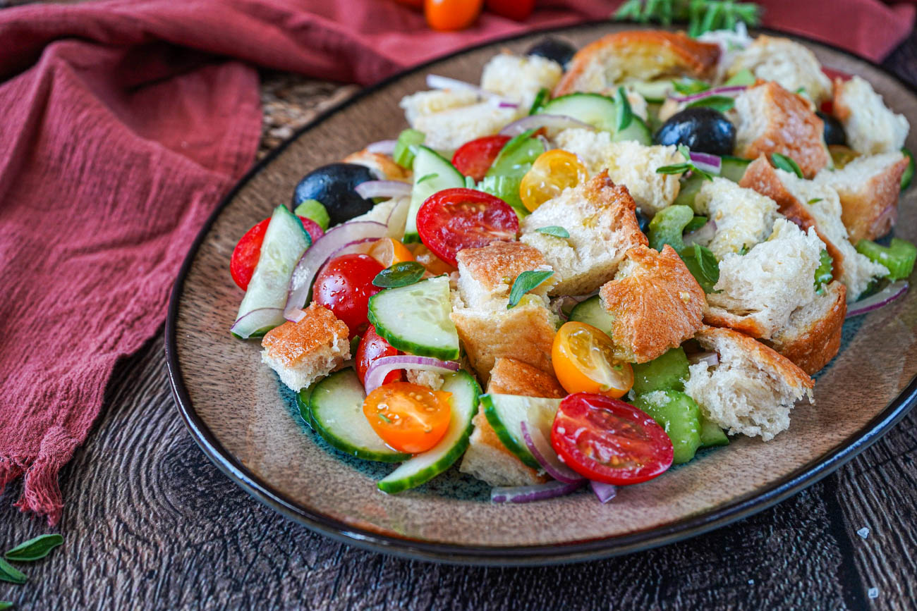 Cialledda Materana (Matera-Style Bread Salad) and Mangia - Tara's ...