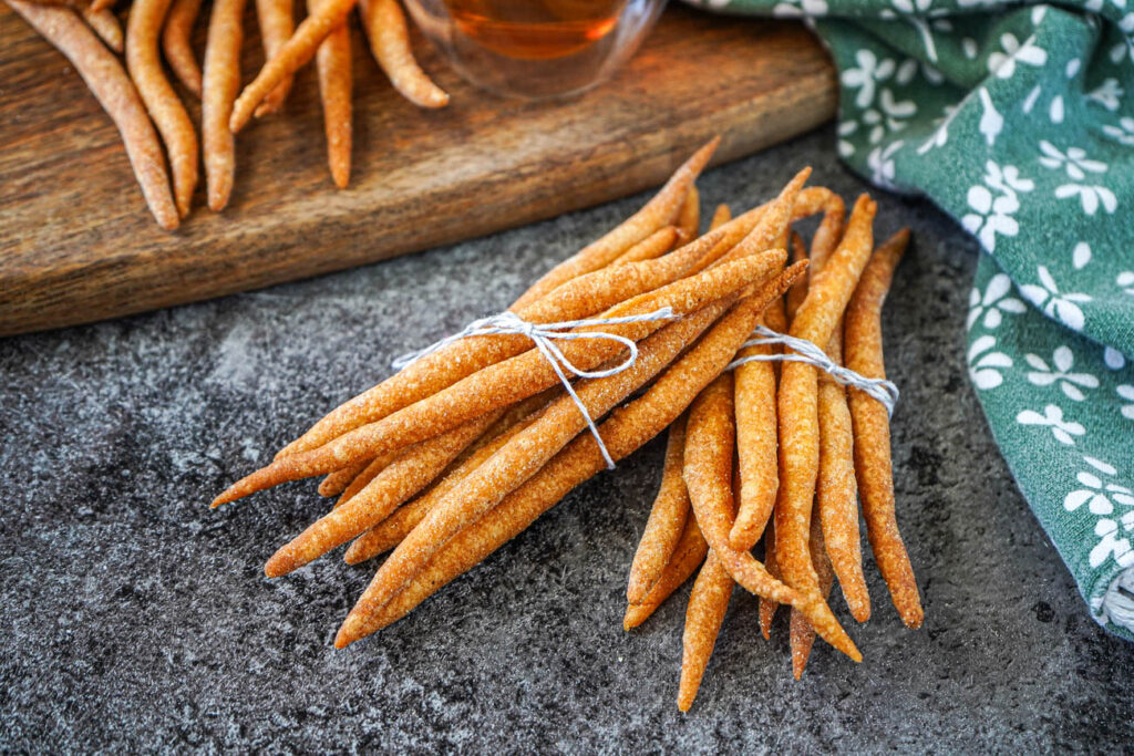 Kokoro (Crunchy Corn Sticks) and Chop Chop - Tara's Multicultural Table
