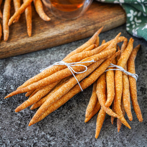Kokoro (Crunchy Corn Sticks) and Chop Chop - Tara's Multicultural Table