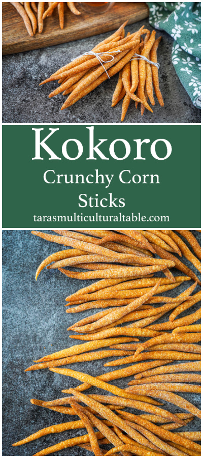 Kokoro (Crunchy Corn Sticks) and Chop Chop - Tara's Multicultural Table