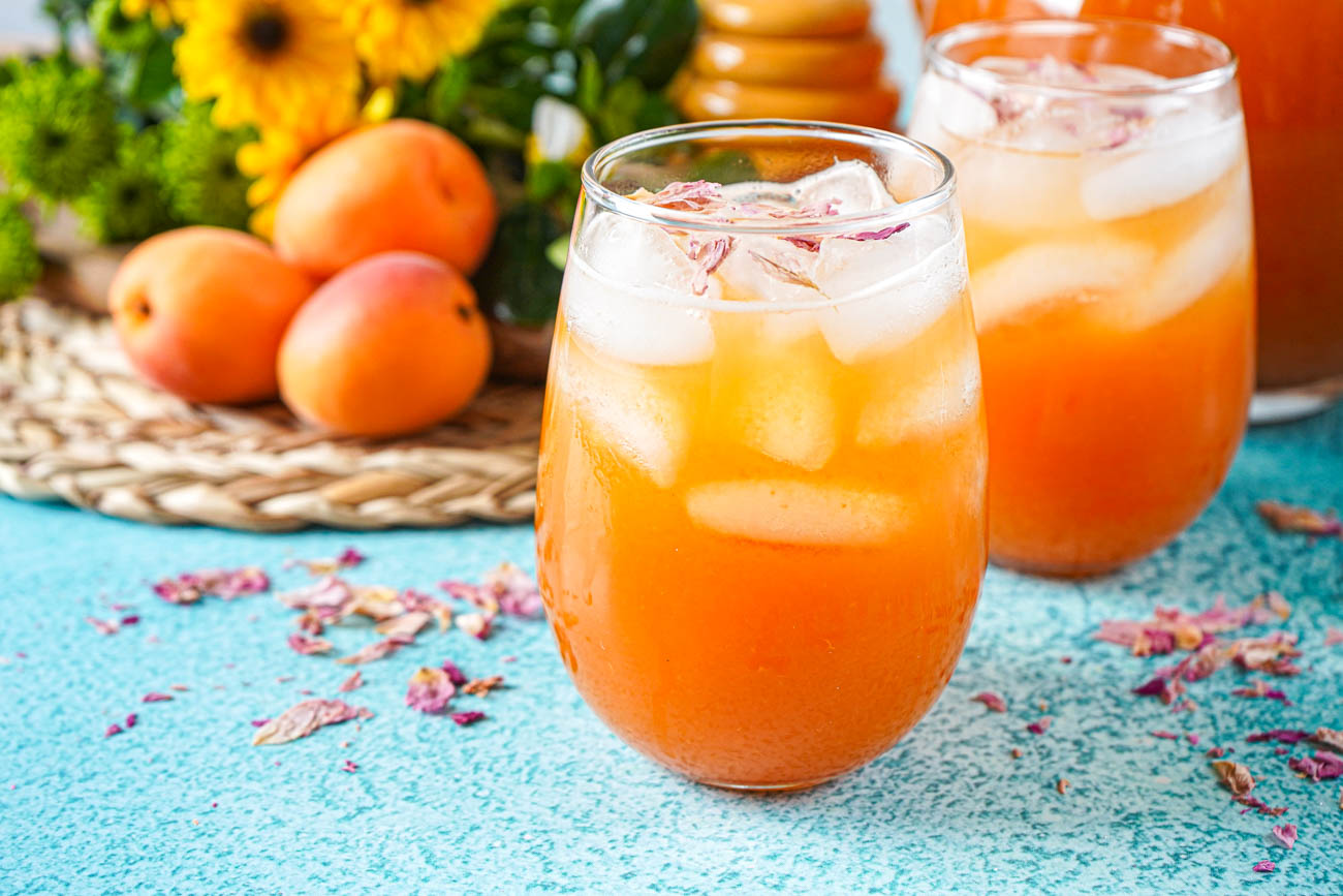 Rose, Apricot and Honey Iced Tea and Food for Sharing - Tara's ...